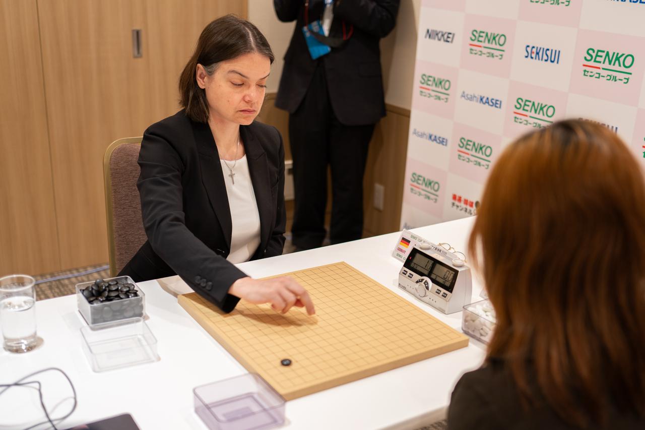 Manja Marz 4d wins the SENKO CUP World Go Women's Championship!