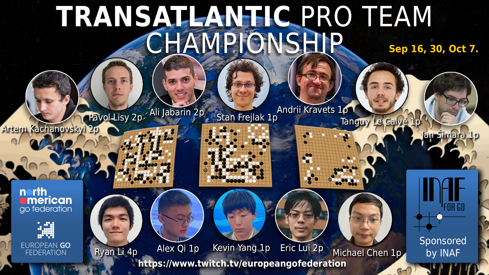 European Pros - 3rd Transatlantic Professional Go League